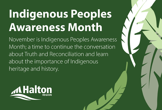Halton - Regional Chair Gary Carr: November is Indigenous Peoples ...