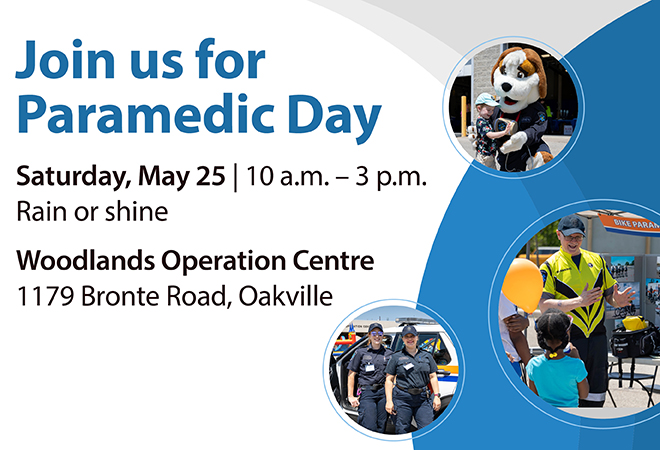 Halton - Meet our Paramedics and join the fun – Paramedic Day is May 25!