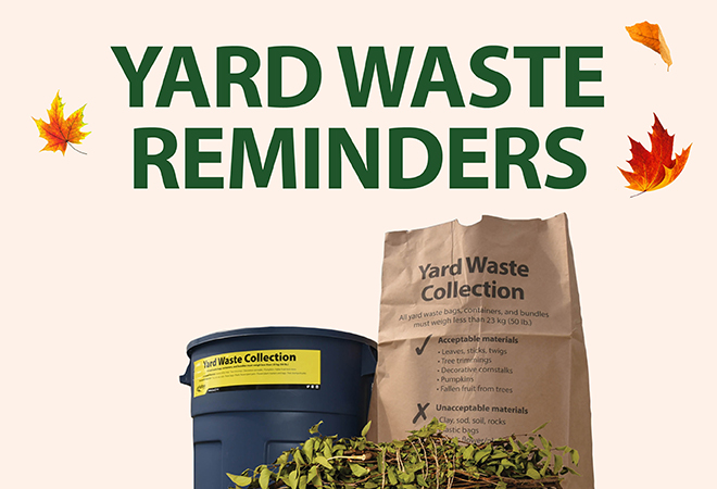 Halton - Regional Chair Gary Carr: Take advantage of fall waste ...