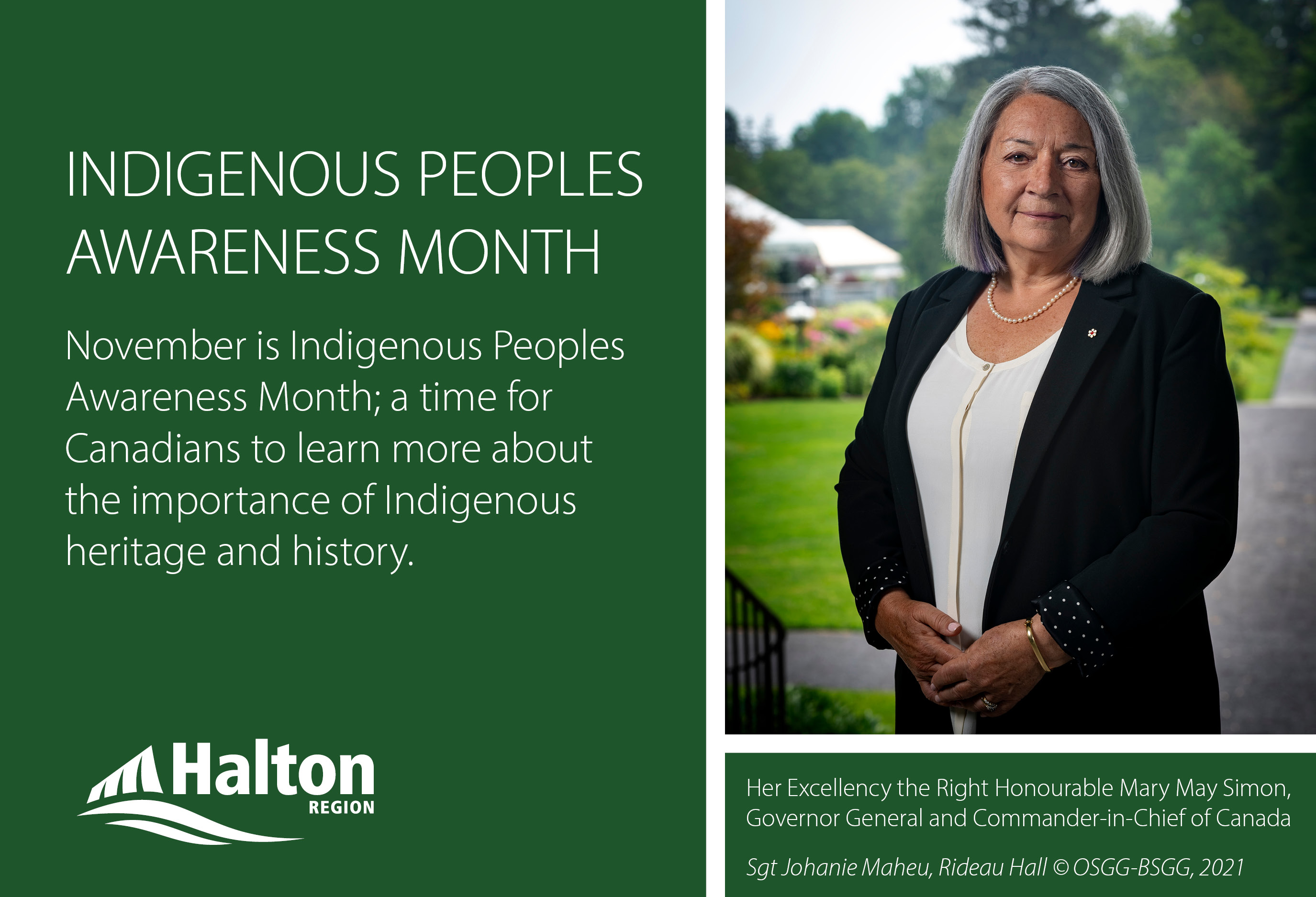 Halton - Regional Chair Gary Carr: November is Indigenous Peoples ...